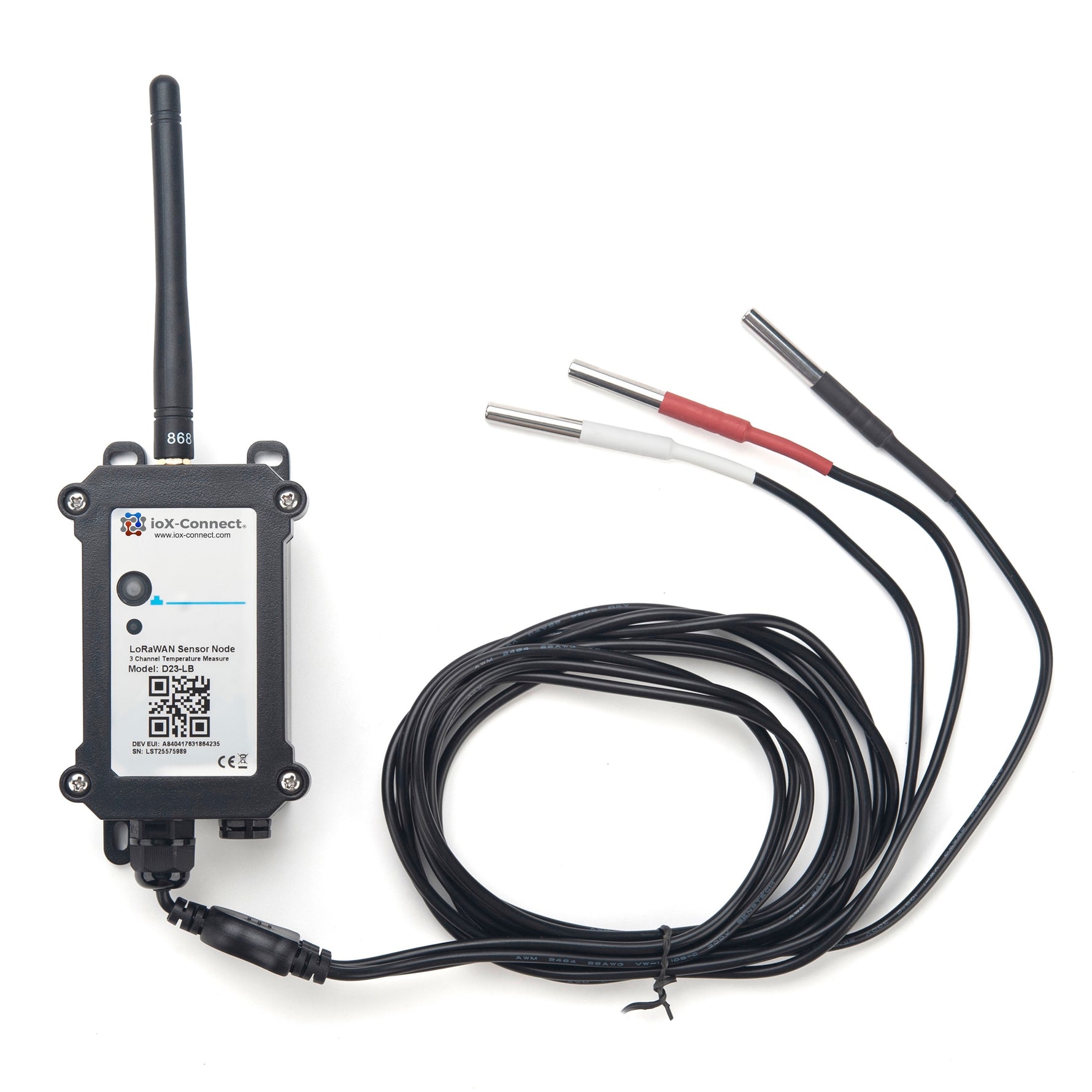 LoRaWAN Industrial Water Leak Rope Sensor | ioX-Connect